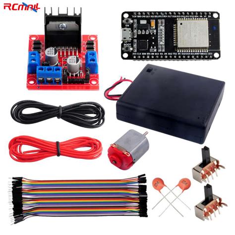 ESP DOIT DEVKIT V Board With DC Motor And L N Motor Driver Kit Control Speed And Direction