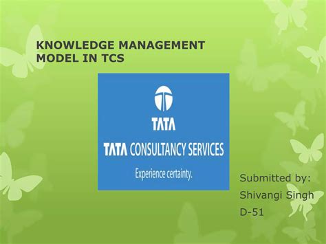 Knowledge Management In Tcs Pptx