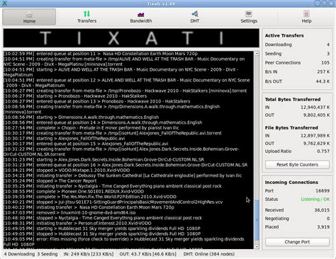 Tixati Screenshots