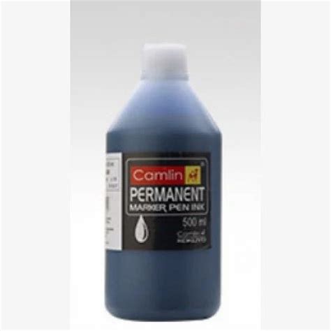 blue permanent marker ink packaging type bottle packaging size 500