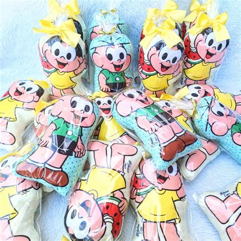 Almofada Contorno Magali E Cebolinha 21 Cm Elo7