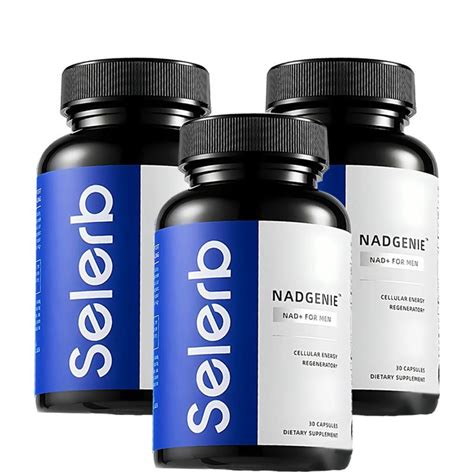 Selerb Nad Supplement For Men With Liposomal Nad Coq10 L Carnitine L