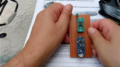 Build An Attiny85 Programmer Arduino Arduinonano Attiny85 Cpp Electronics Diy Electronic