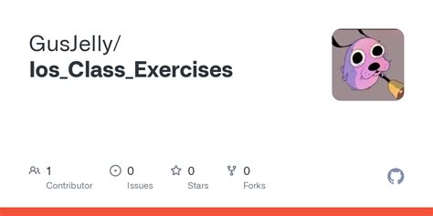 Github Gusjellyiosclassexercises