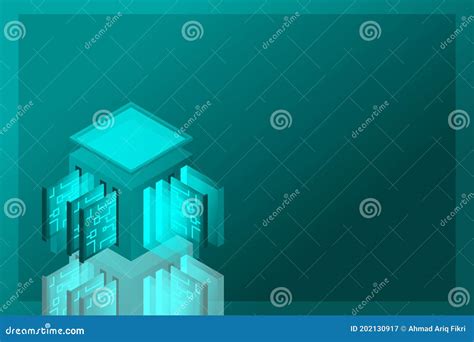 Data Center Isometric Icon Database And Cloud Data Storage Concept