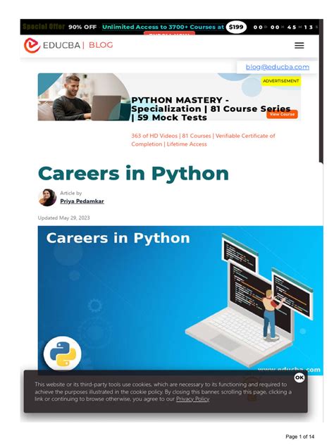 104 Educba Com Careers In Python Pdf Programming Language