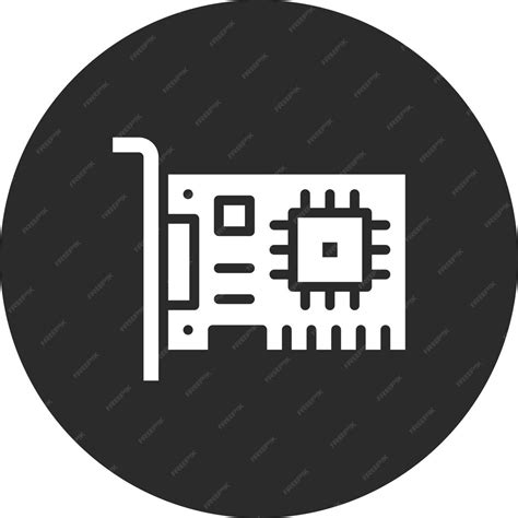 Premium Vector Network Interface Card Vector Icon Illustration Of Computer And Hardware Iconset