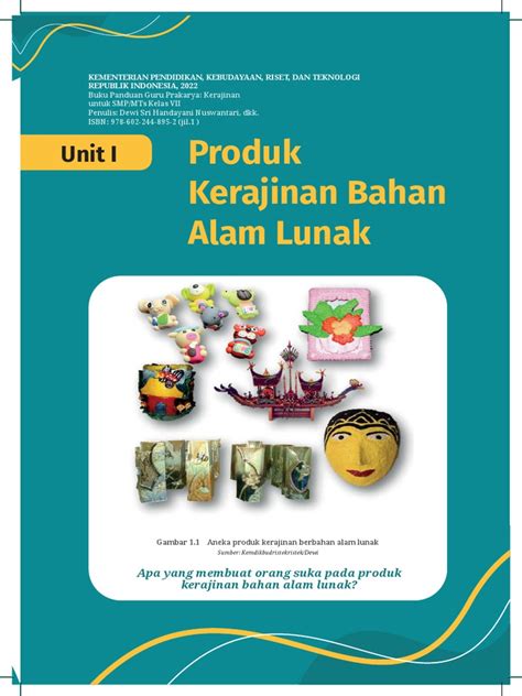 Evaluasi Kerajinan Bahan Alam Lunak Pdf
