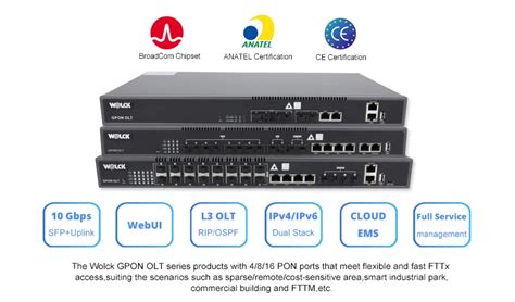 network epon gpon olt 1 2 4 8 16 ports 10ge for huawei zte vsol