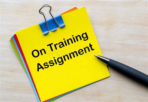 Out Of Office Notification On Training Assignment Off Work Concept