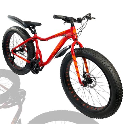 Велосипед Fatbike Titan ELEVEN 26"4.0 Алюминиевая рама 17", Красный ...