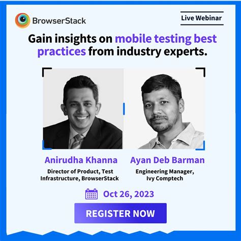 Browserstack On Linkedin Webinar Introducing New Device Features