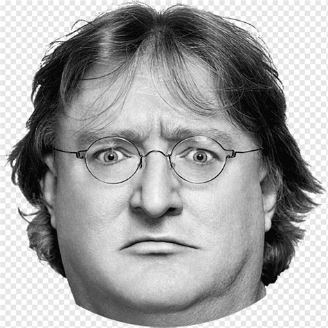 Gabe Newell Half Life 2 Episode 3 Left 4 Dead 타요 얼굴 단색화 비디오 게임