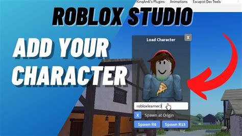 Roblox Studio How To Add Your Own Character Or Someone Elses YouTube