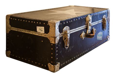 Secondhand Vintage And Reclaimed Miscellany Vintage Star Trunk London