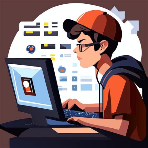 Quiero Una Imagen De La Programacion Donde Aparesca Un Muchacho Programando Y Se Vea El Codigo