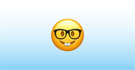 Nerd Face Emoji 🤓