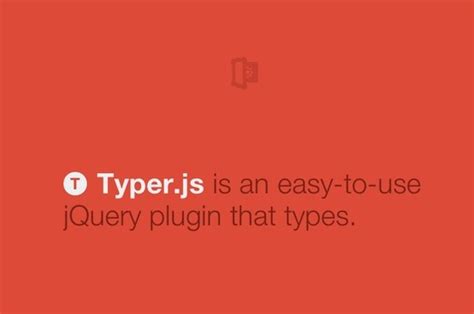 Typerjs Easy To Use Jquery Plugin For Typing Animation
