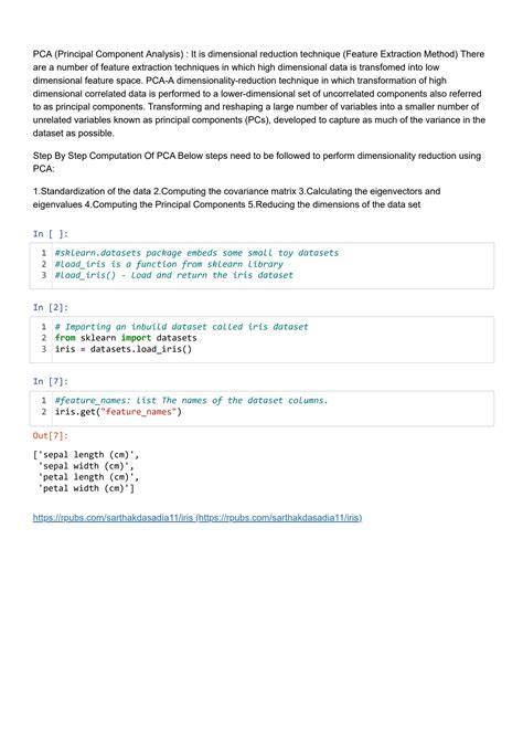 Solution Pca Algorithm Studypool