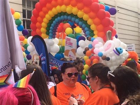 Marching Yesterday At Pride London With Chartered Institute Of