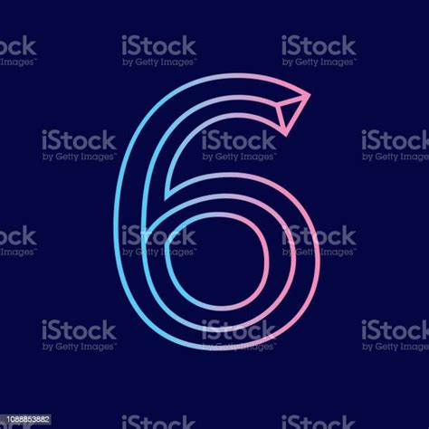 와이어 프레임 번호 6 개요 비스듬한 3d 문자 디자인 6에 대한 스톡 벡터 아트 및 기타 이미지 6 와이어 프레임 모델 0명 Istock