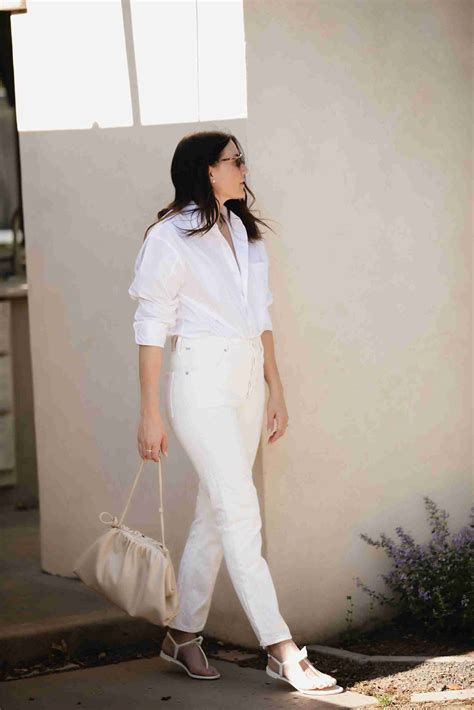 10 White Denim Outfits For Spring And Summer The Gray Details