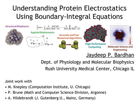 PPT Understanding Protein Electrostatics Using Boundary Integral Equations PowerPoint