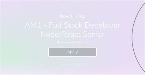 Julieta Wolf On Linkedin Full Stack Developer Nodereact Senior At