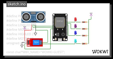Smart Water System Wokwi Esp32 Stm32 Arduino Simulator