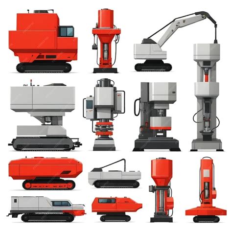 A Collection Of Different Types Of Robots And Machinery Premium Ai