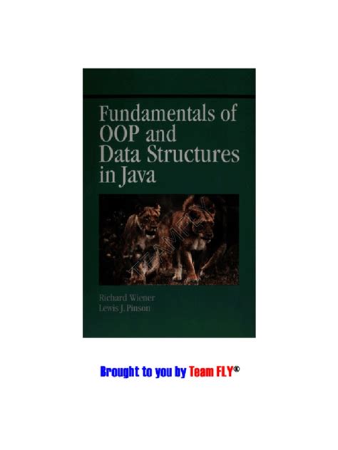 Fundamentals Of Oop And Data Structures In Java 2001 Pdf Method