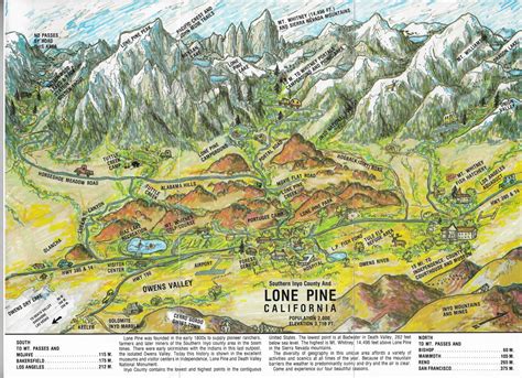 Lone Pine Chamber Of Commerce Gateway To Death Valley And Mt Whitney