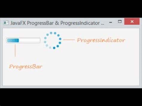 JavaFX Material Design JFoenix Tutorial JFXProgressBar YouTube