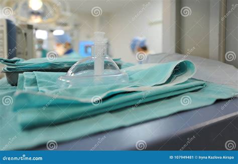 Mask Ventilation Of A Patient In Anesthesia Stock Image Image Of Emergency Operate 107949481