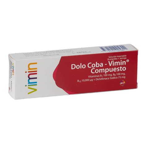 Dolo Coba Vimin Compuesto X 1 Ampolla Farmacias Telchi