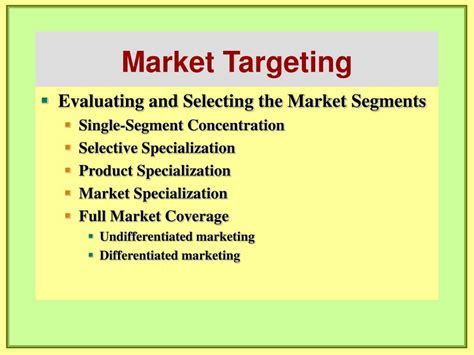 Ppt Identifying Market Segments And Selecting Target Markets Powerpoint Presentation Id709856
