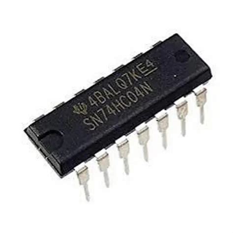 74hc04 Six 2 Input Not Gate Ic 7404 Ic Dip 14 Package At ₹ 8 92 Integrated Chip Electronic
