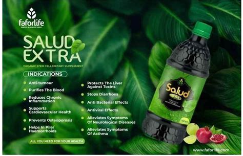 Salud Stem Cell Herbal Dietary Supplement By Iluebe Lucky Medium