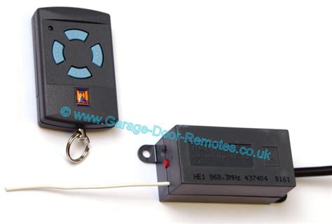 Hormann Remote Control Handset Programming Procedure