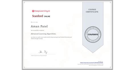 Ai Machinelearning Deeplearning Andrewng Coursera Stanford