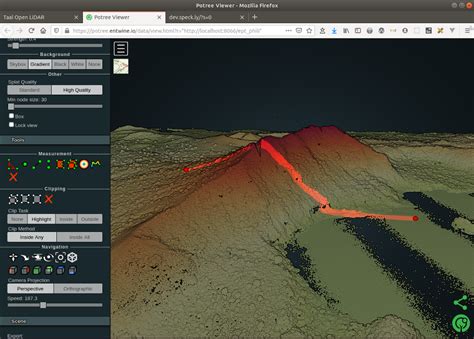lidar pdal experiments taal volcano maptheclouds