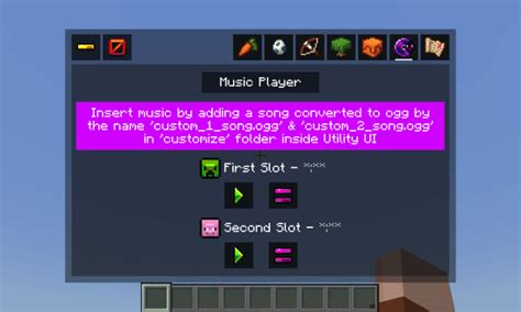 Utility Ui Texture Pack For Minecraft
