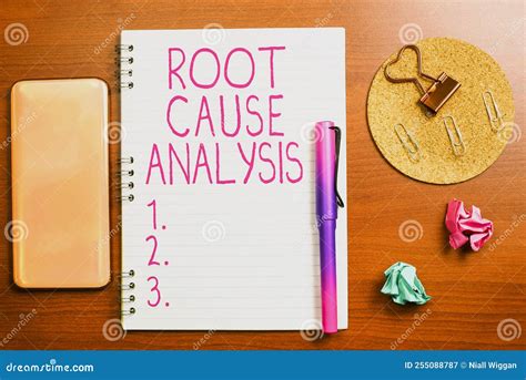 Text Caption Presenting Root Cause Analysis Conceptual Photo Method Of Problem Solving Identify