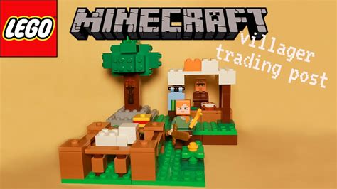 Lego Minecraft "Villager Trading Post" with chill music / Лего ...