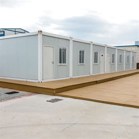 Construction Site Prefab Container Dormitory With Photovoltaic Solar Energy System Hig House