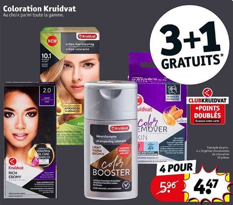 Promo Coloration Kruidvat Chez Kruidvat Icatalogue Fr
