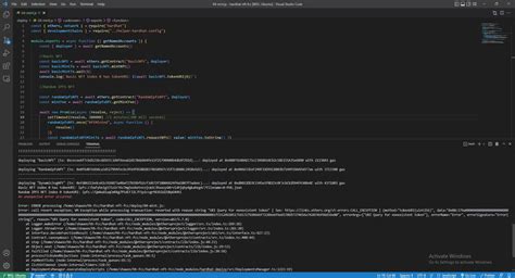 Lesson14 Call Revert Exception Vm Exception While Processing Transaction · Smartcontractkit