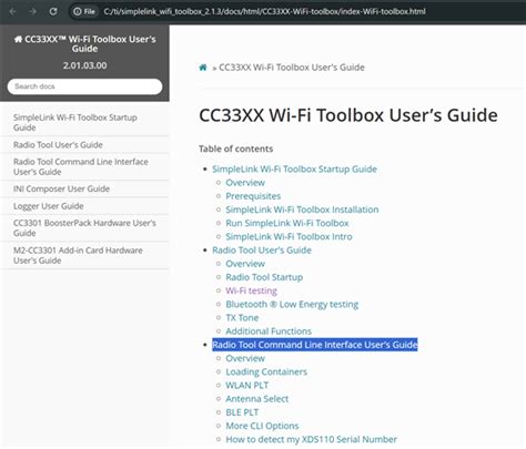 Cc3301 Test Mode Api And Commands Wi Fi Forum Wi Fi Ti E2e