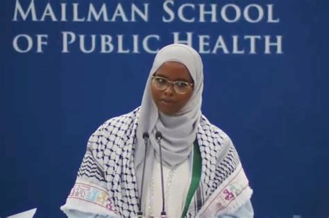 Columbia Grads Mic Cuts Off During Anti Israel Commencement Rant