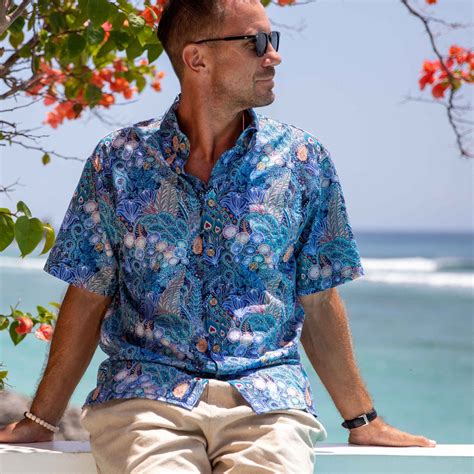 Floral Mens Hawaiian Shirt Series 2 Cotton Button Down Aloha For